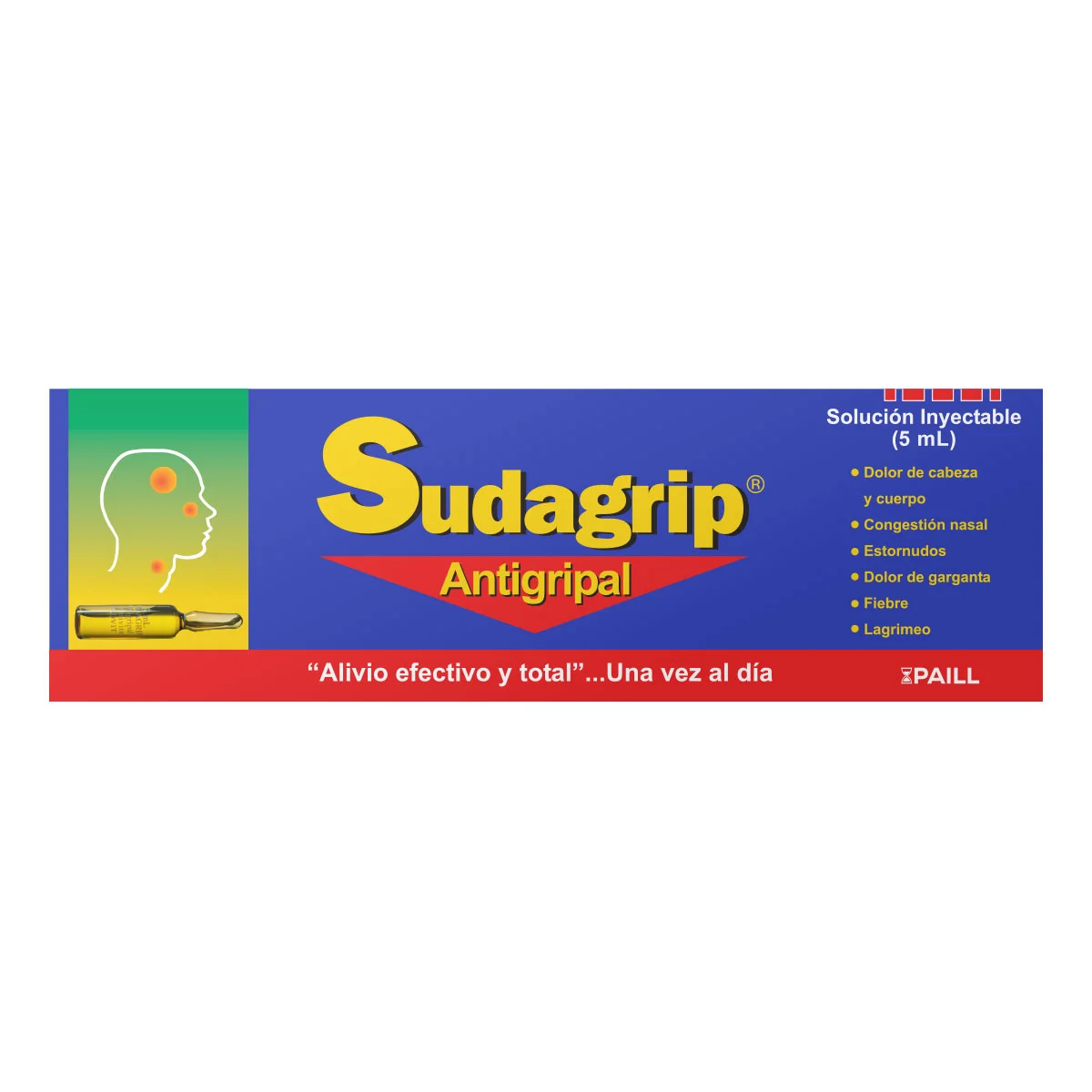SUDAGRIP ANTIGRIPAL INJECTABLE IM X 5 ML - EL SALVADOR EXPRESS SHOP