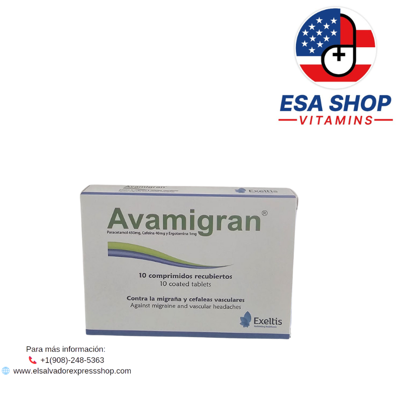 AVAMIGRAM X 10 COMPRIMIDOS - ESA SHOP VITAMINS